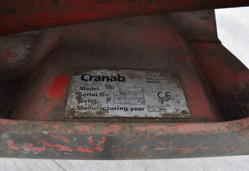 1990 Cranab 360 grapple used