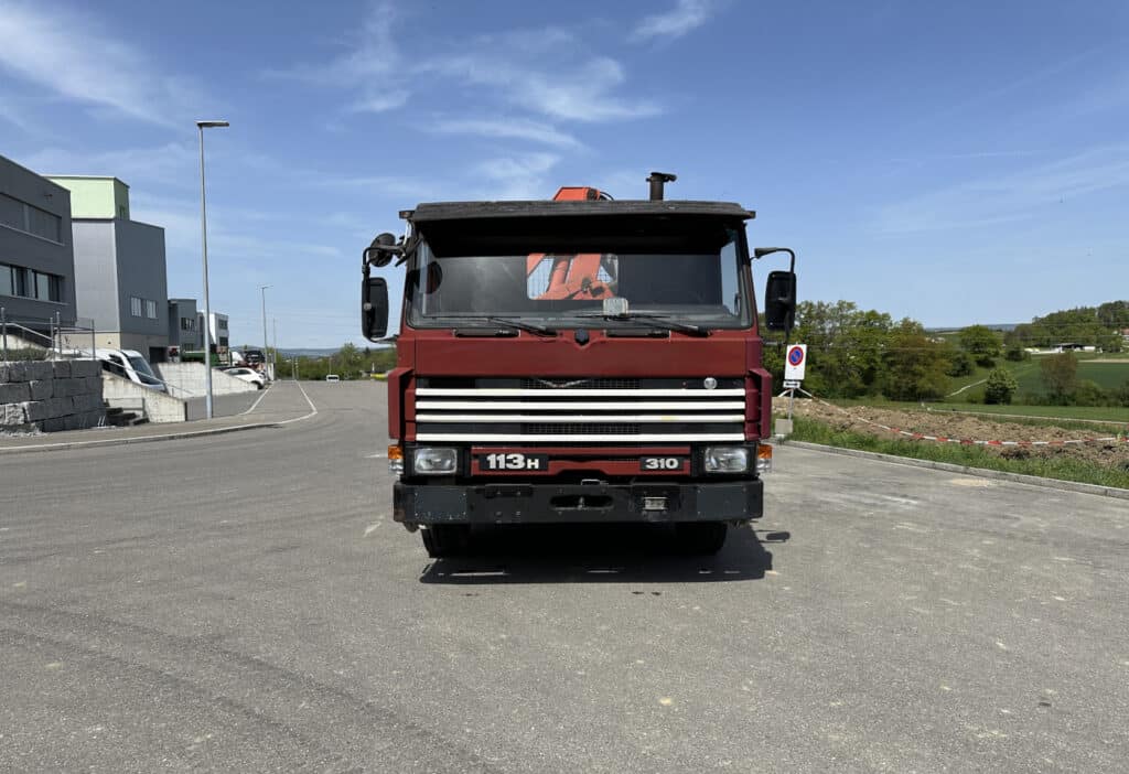 1988 Scania P 113 4x2 Kipper/Kran gebraucht